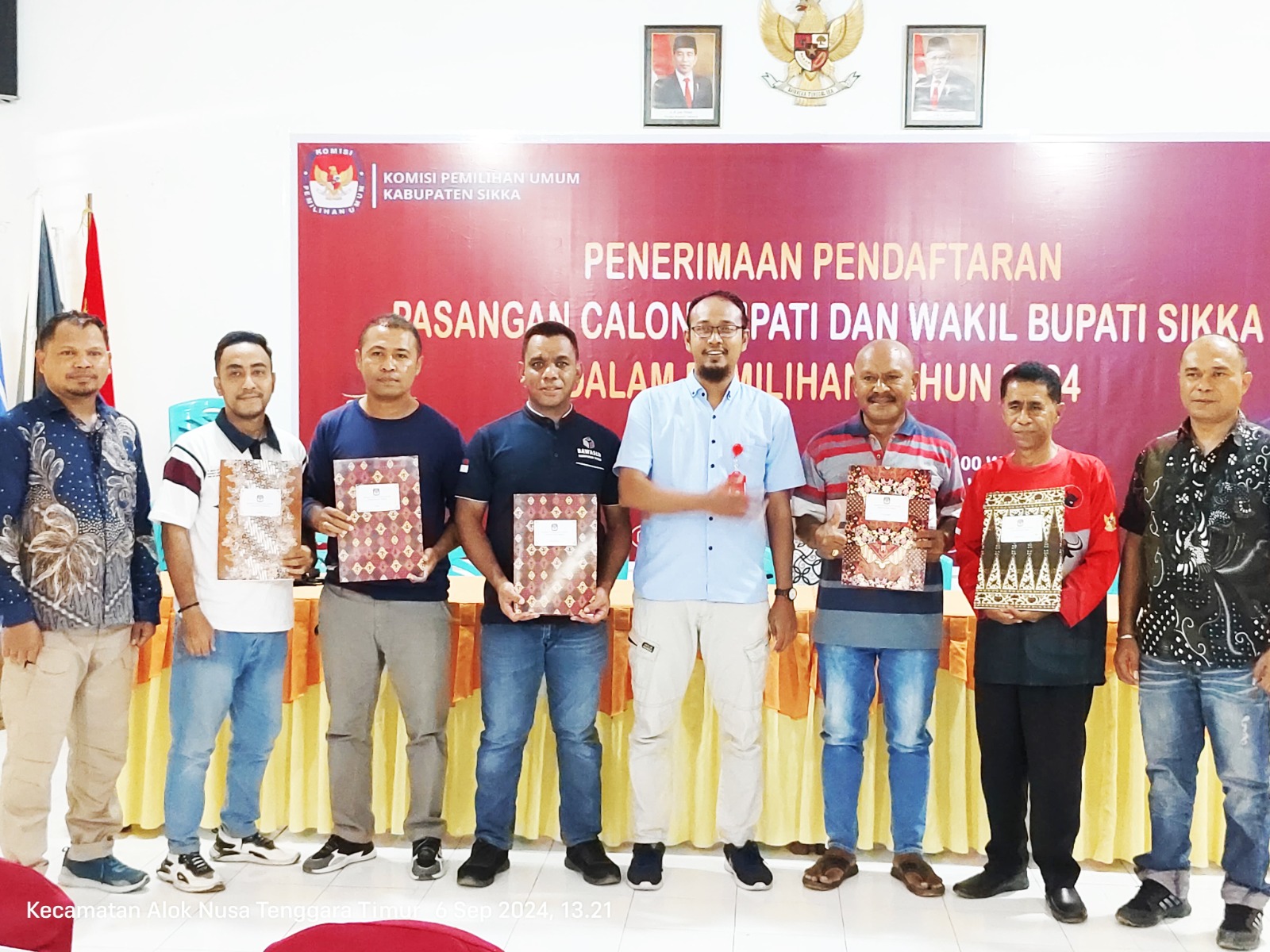 Verifikasi Administrasi KPU Sikka: Empat Paslon Bupati dan Wakil Bupati ...