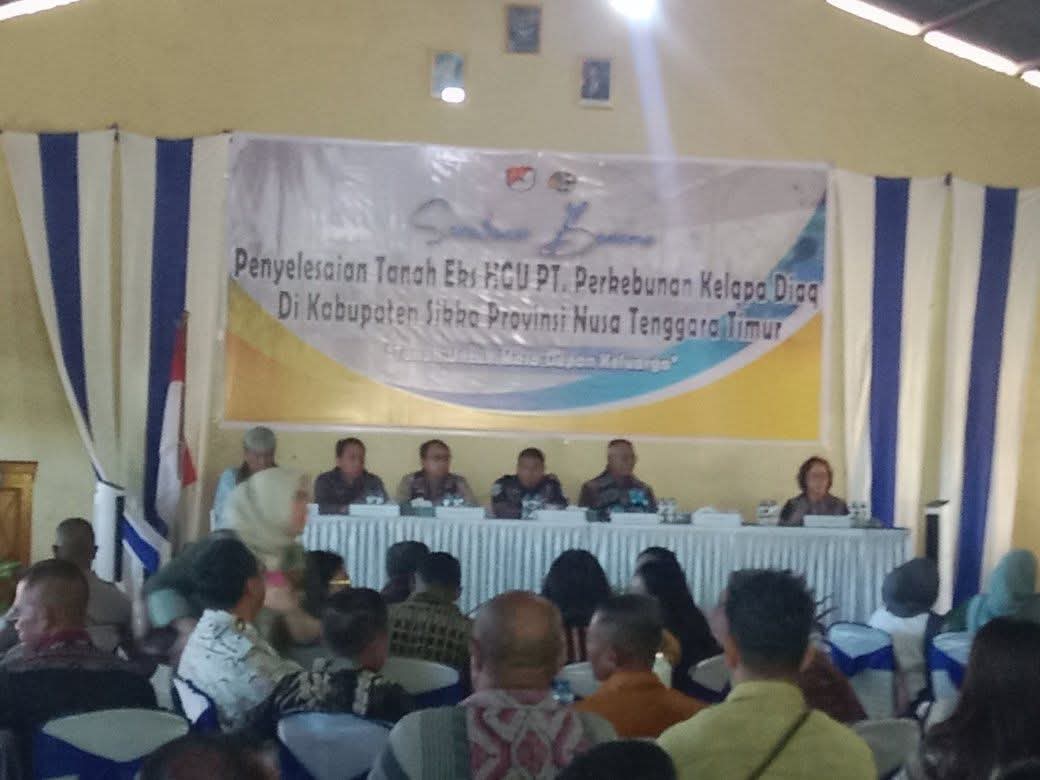 Bupati Sikka Minta Warga yang Masih Tempati Lahan HGU PT Krisrama ...